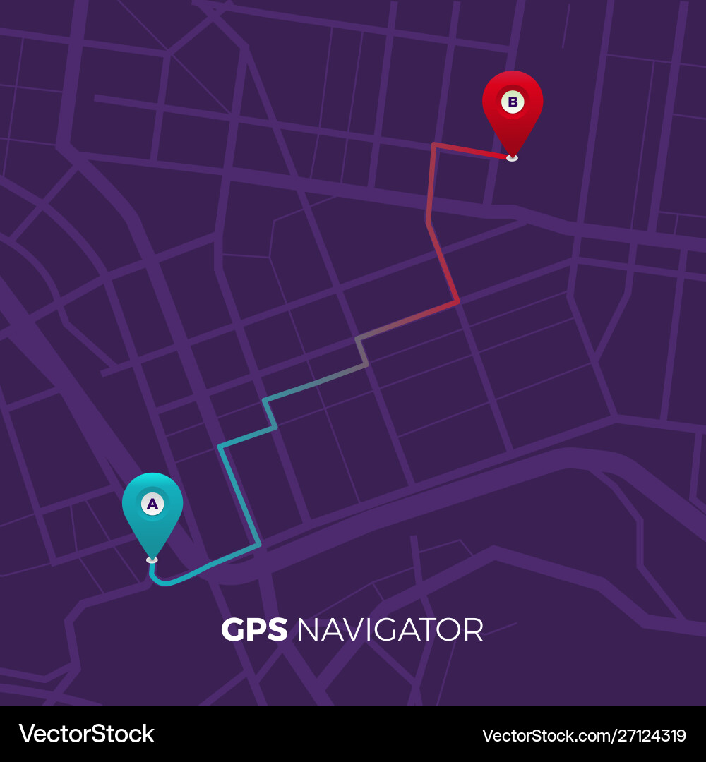 Location navigator concept Royalty Free Vector Image