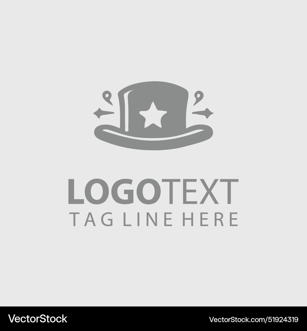 Magic cap logo Royalty Free Vector Image - VectorStock