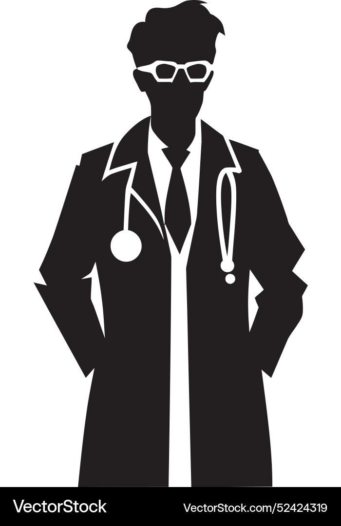 Palette of practice doctors in insi Royalty Free Vector