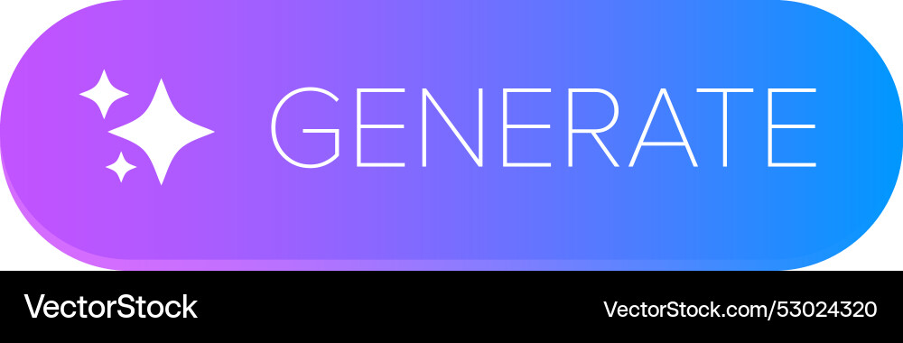 Ai generiert ultraviolette Neon-Taste Lizenzfreier Vektor