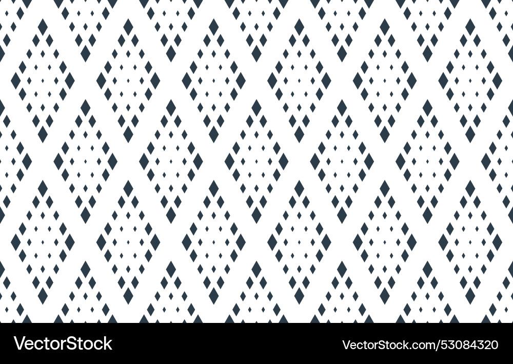 Rhomb seamless geometric pattern rhombus simple Vector Image