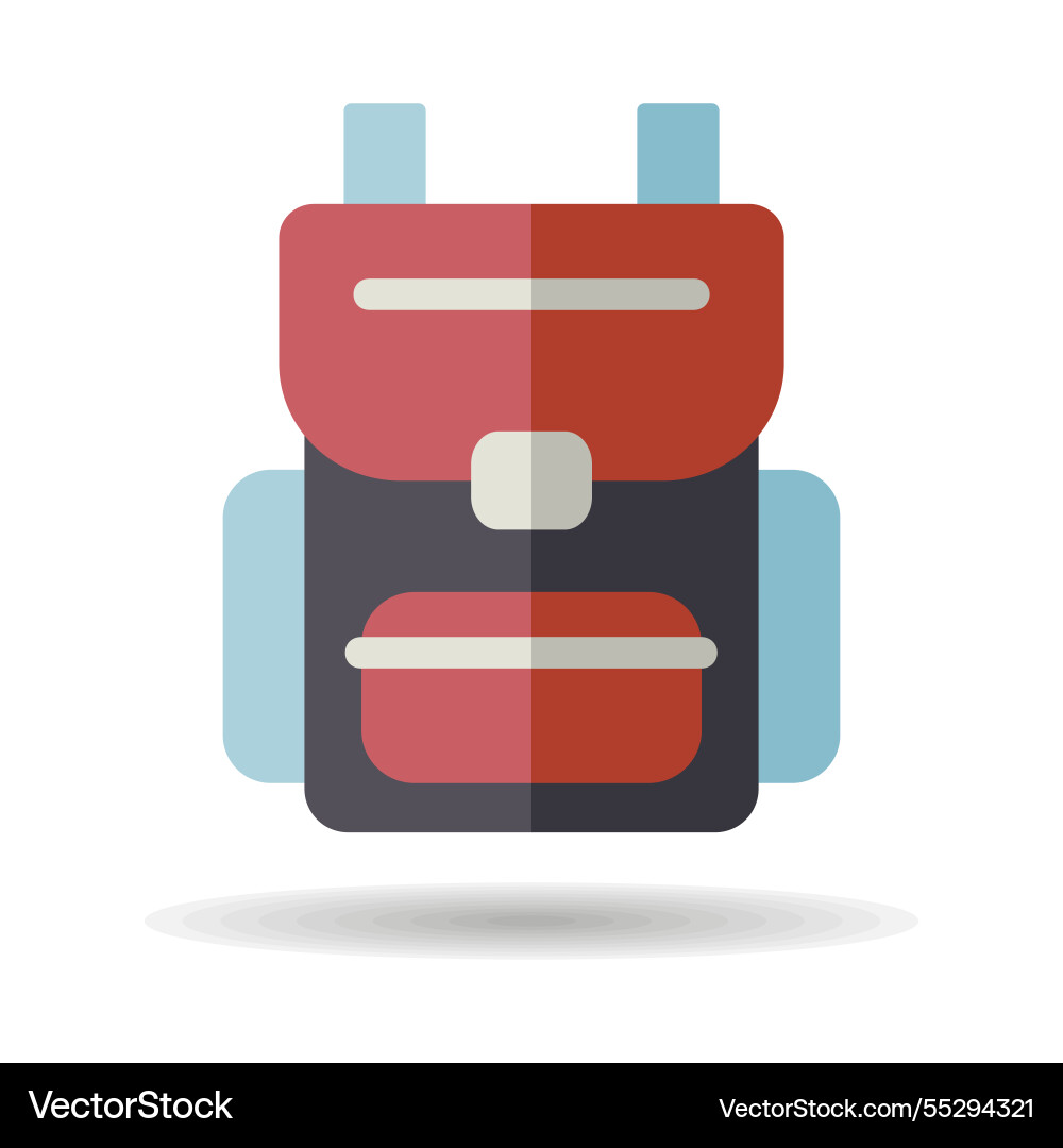 Camping backpack icon sign Royalty Free Vector Image