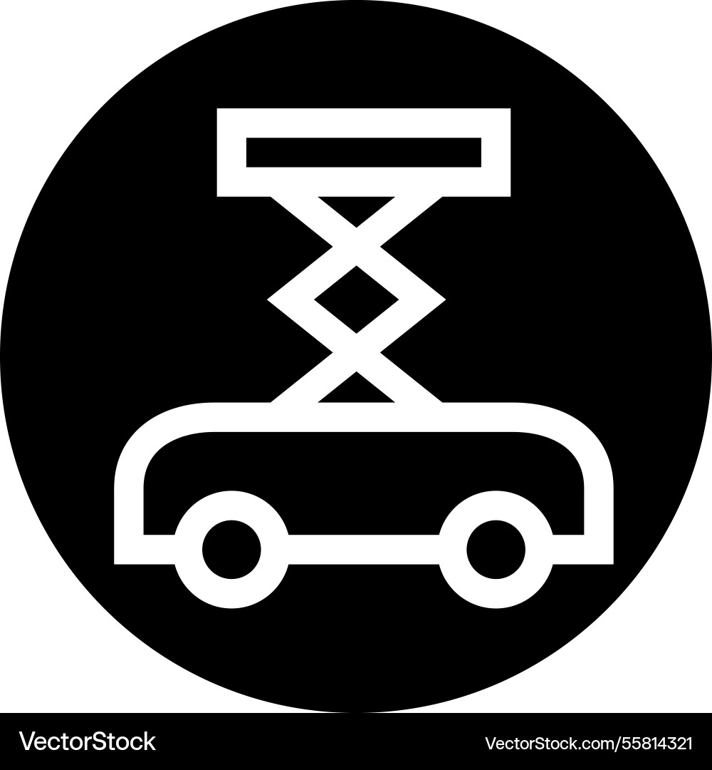 Car jack icon design Royalty Free Vector Image