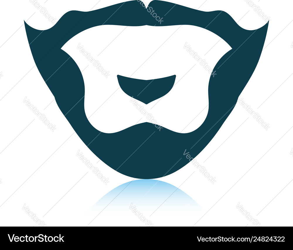 Goatee icon Royalty Free Vector Image - VectorStock