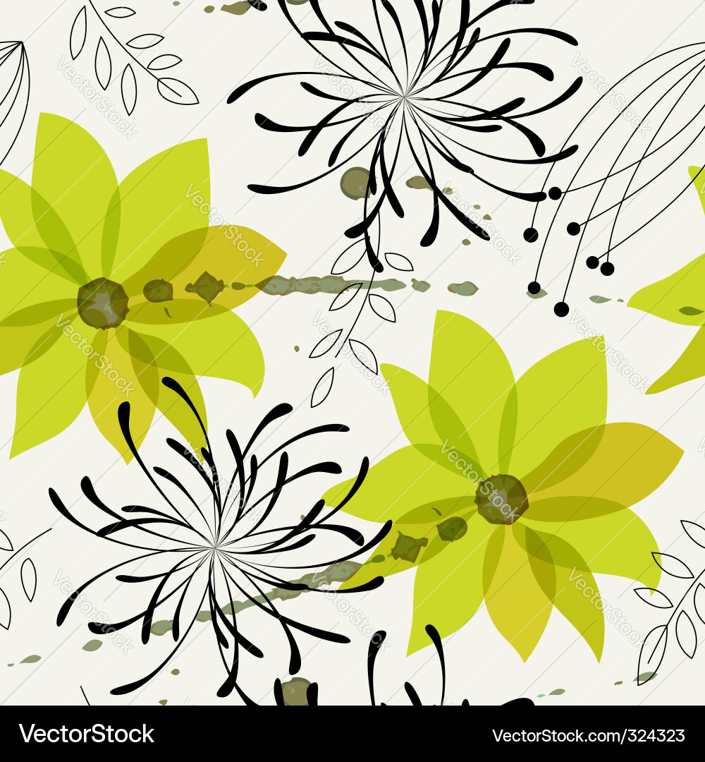 Flower background Royalty Free Vector Image - VectorStock