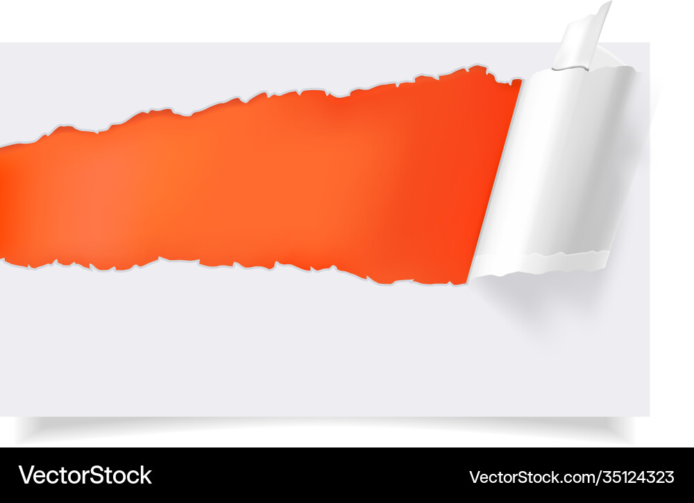 Torn paper design Royalty Free Vector Image - VectorStock