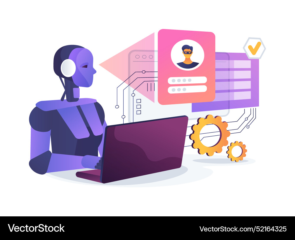Ai-powered fraud detection abstract concept Vector Image Ai-powered fraud detection abstract concept Vector Image