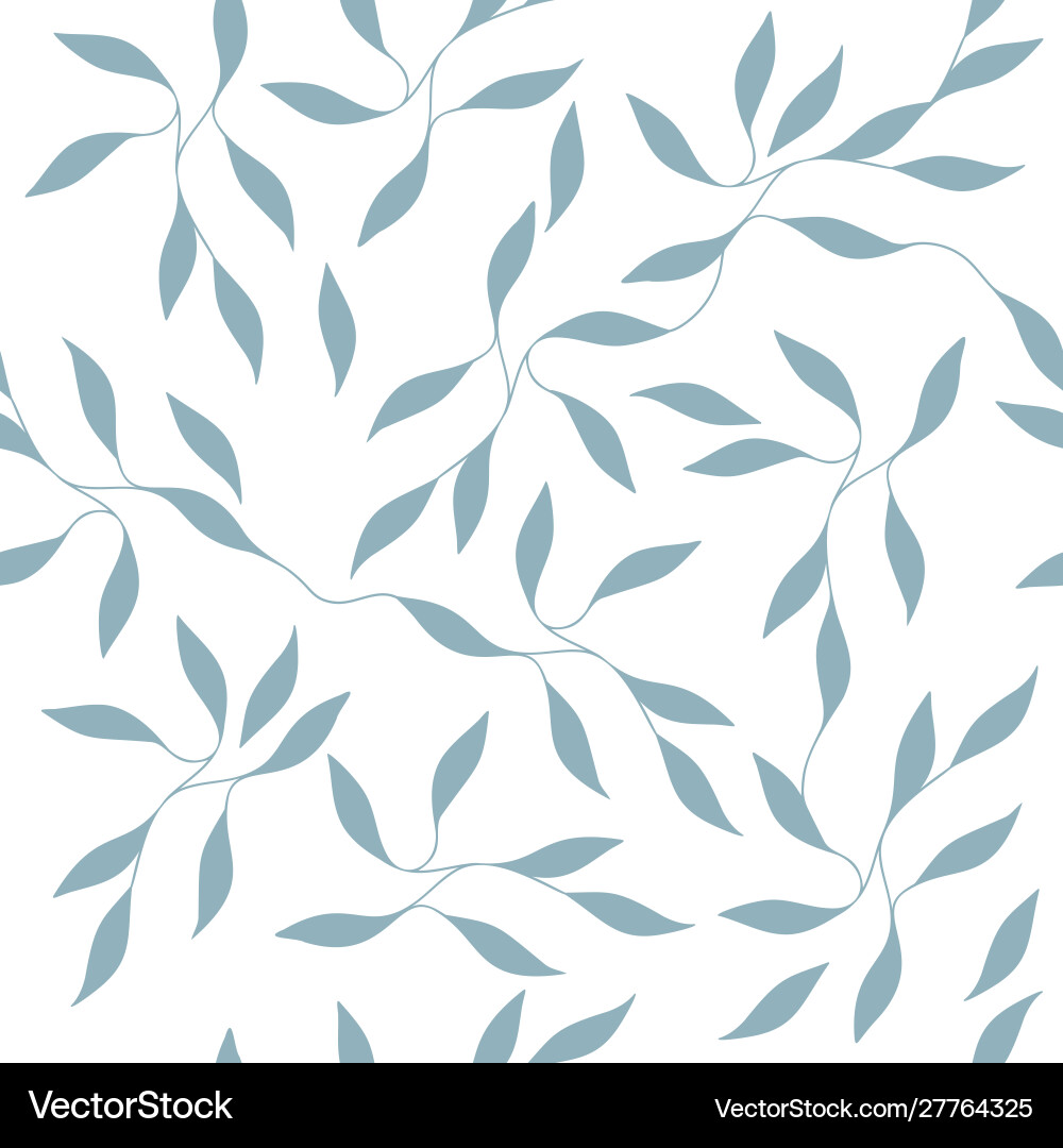 Delicate Leaf Pattern Royalty Free Vector Image