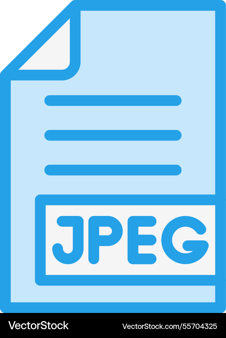 Jpeg icon design Royalty Free Vector Image - VectorStock