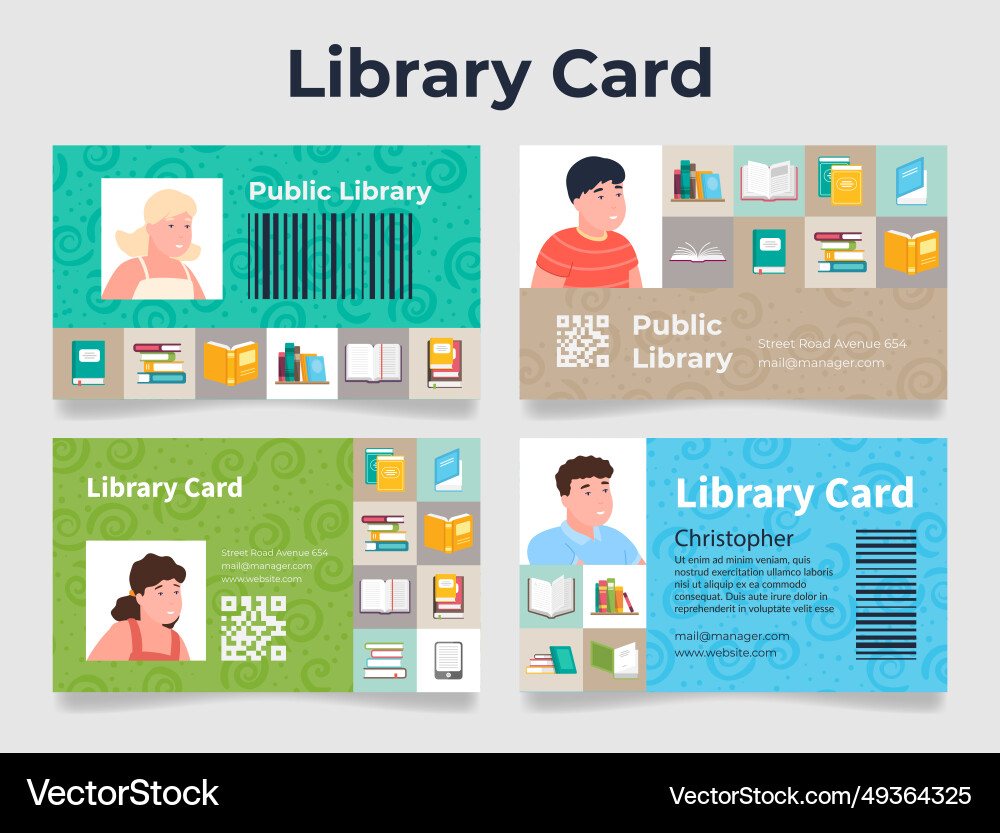 Public library card personal student pass priority