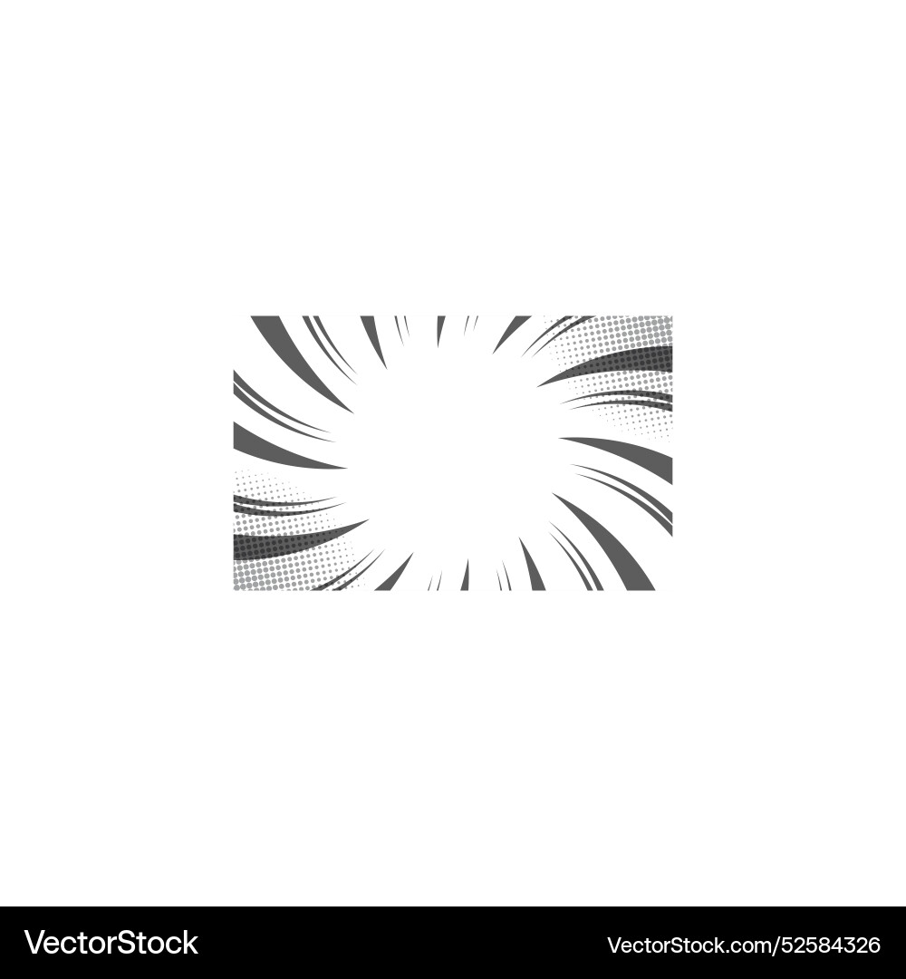 Comic book and manga speed lines background super Vector Image