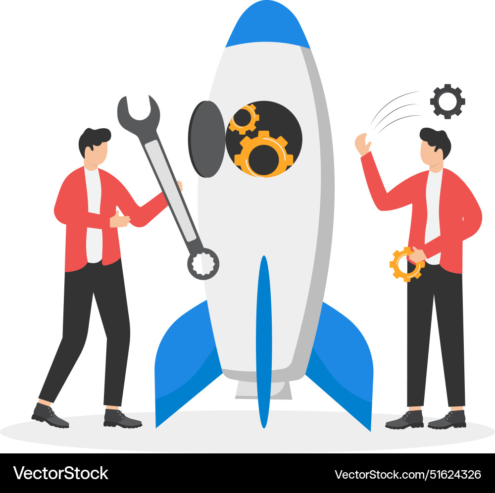 Fixing the economic engine to bring back income Vector Image