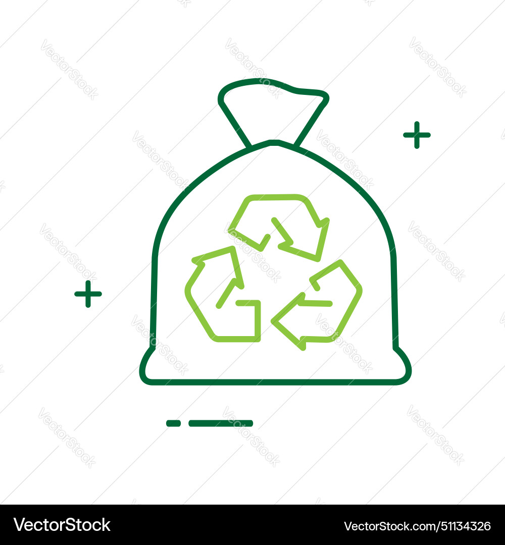 Waste recycling icon showcasing the process Vector Image