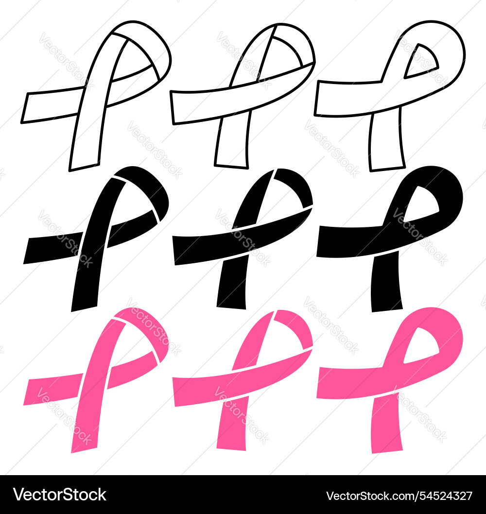 Cancer ribbon icon Royalty Free Vector Image - VectorStock