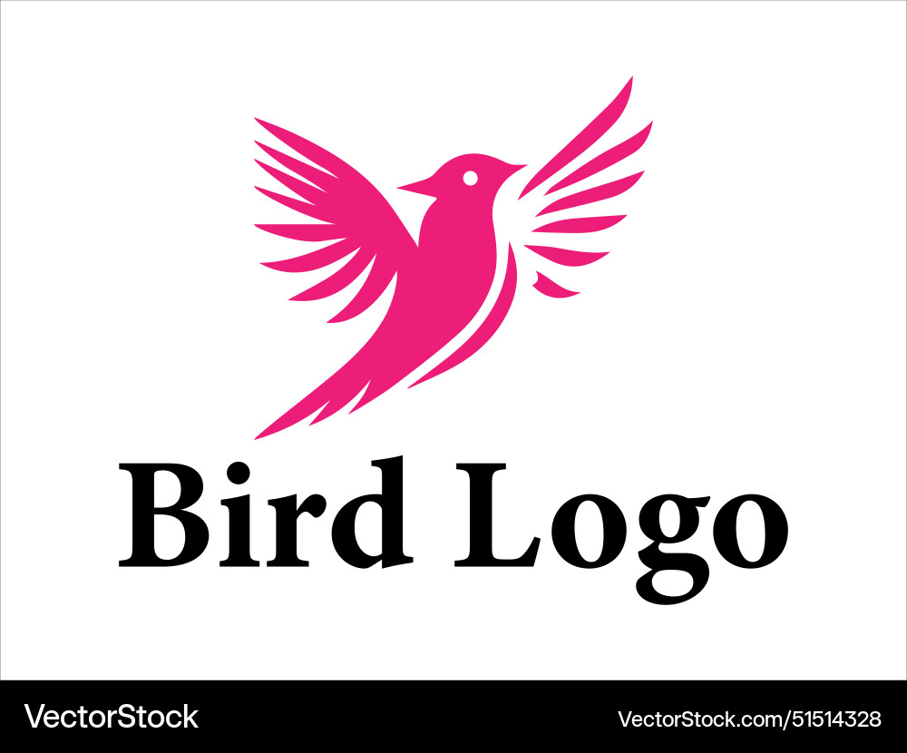 Bird logo Royalty Free Vector Image - VectorStock