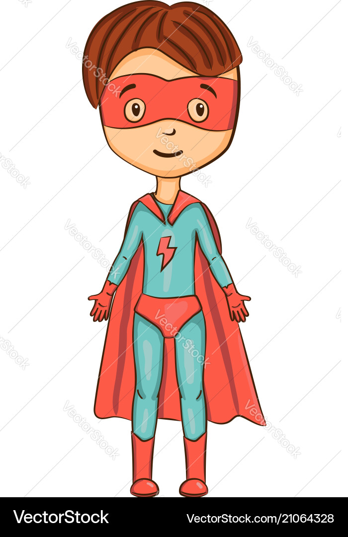 Cartoon superhero Royalty Free Vector Image - VectorStock