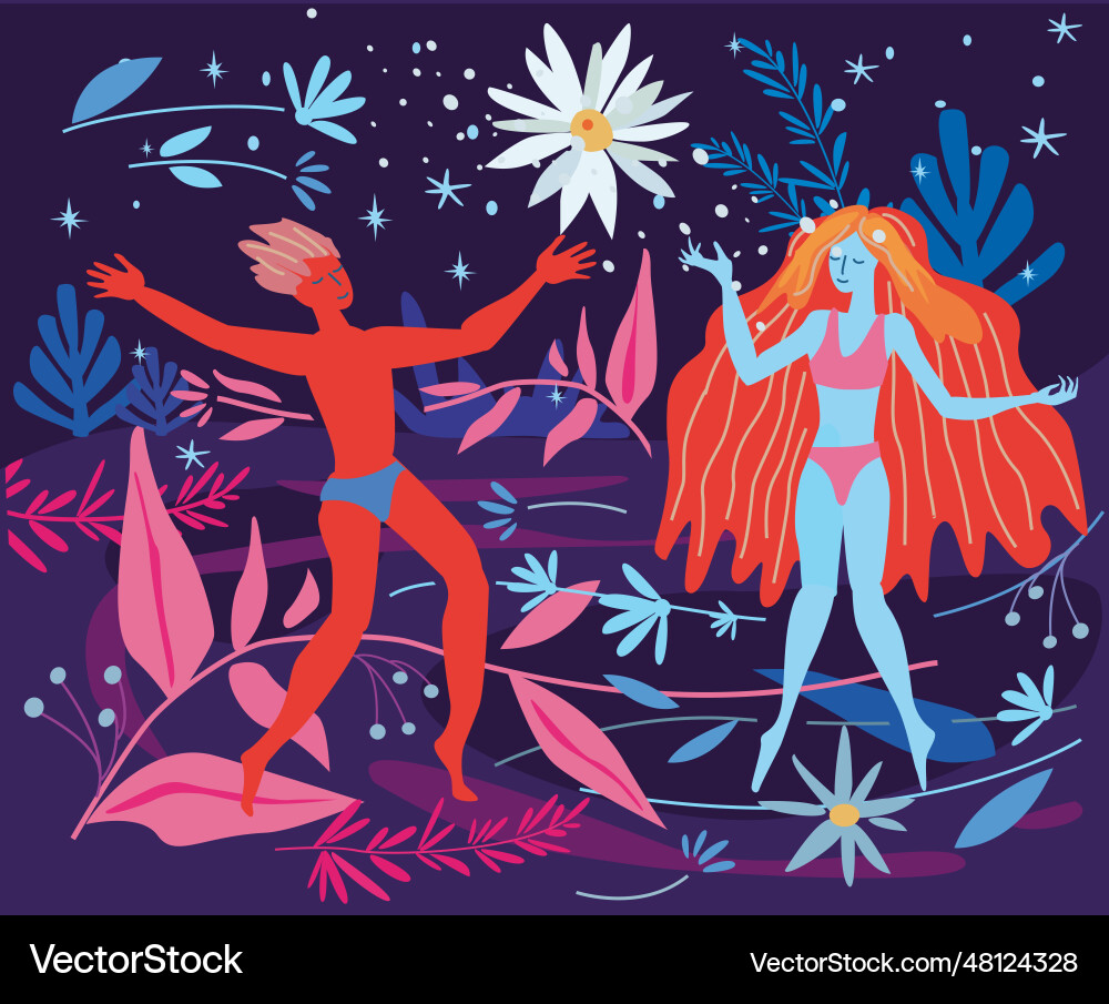 Concept for immersion in the inner world Vector Image