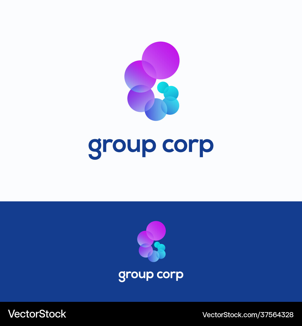 Group corp Royalty Free Vector Image - VectorStock