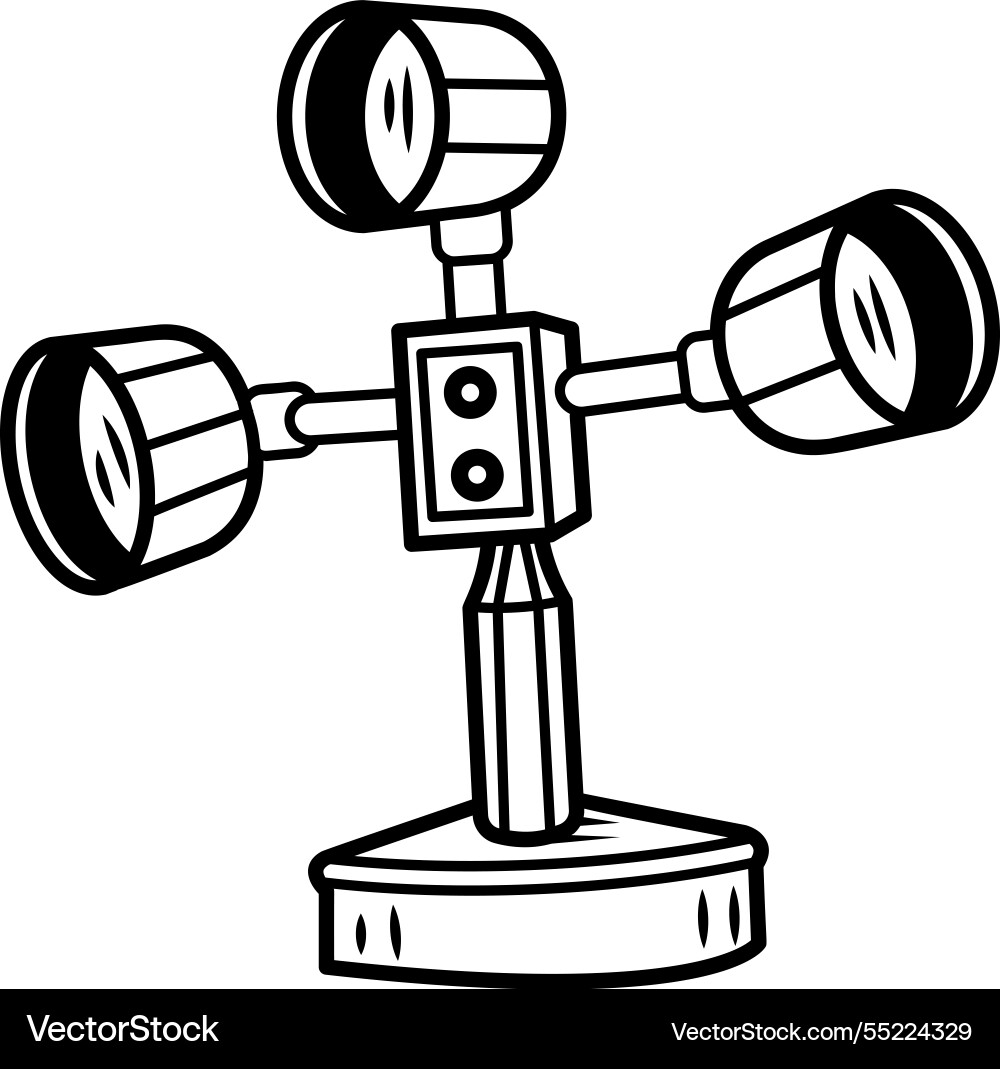 Anemometer Royalty Free Vector Image - VectorStock