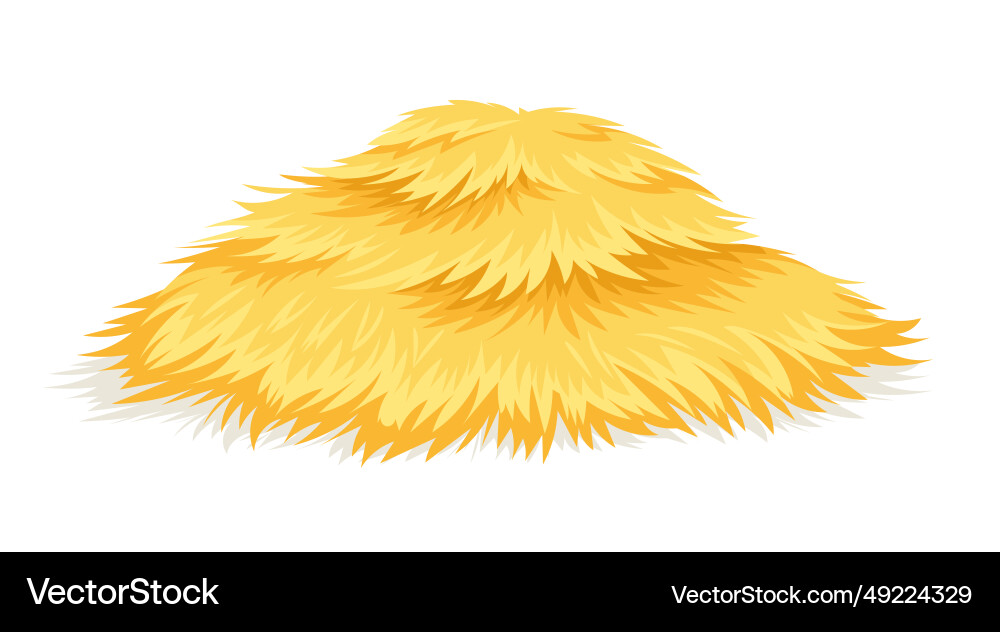 Haystack yellow concept Royalty Free Vector Image