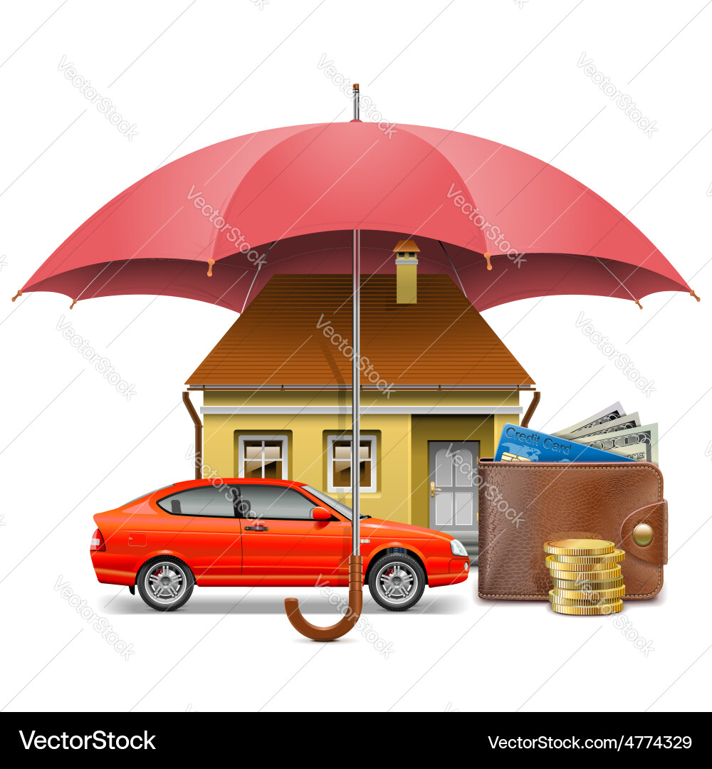 Insurance concept Royalty Free Vector Image - VectorStock