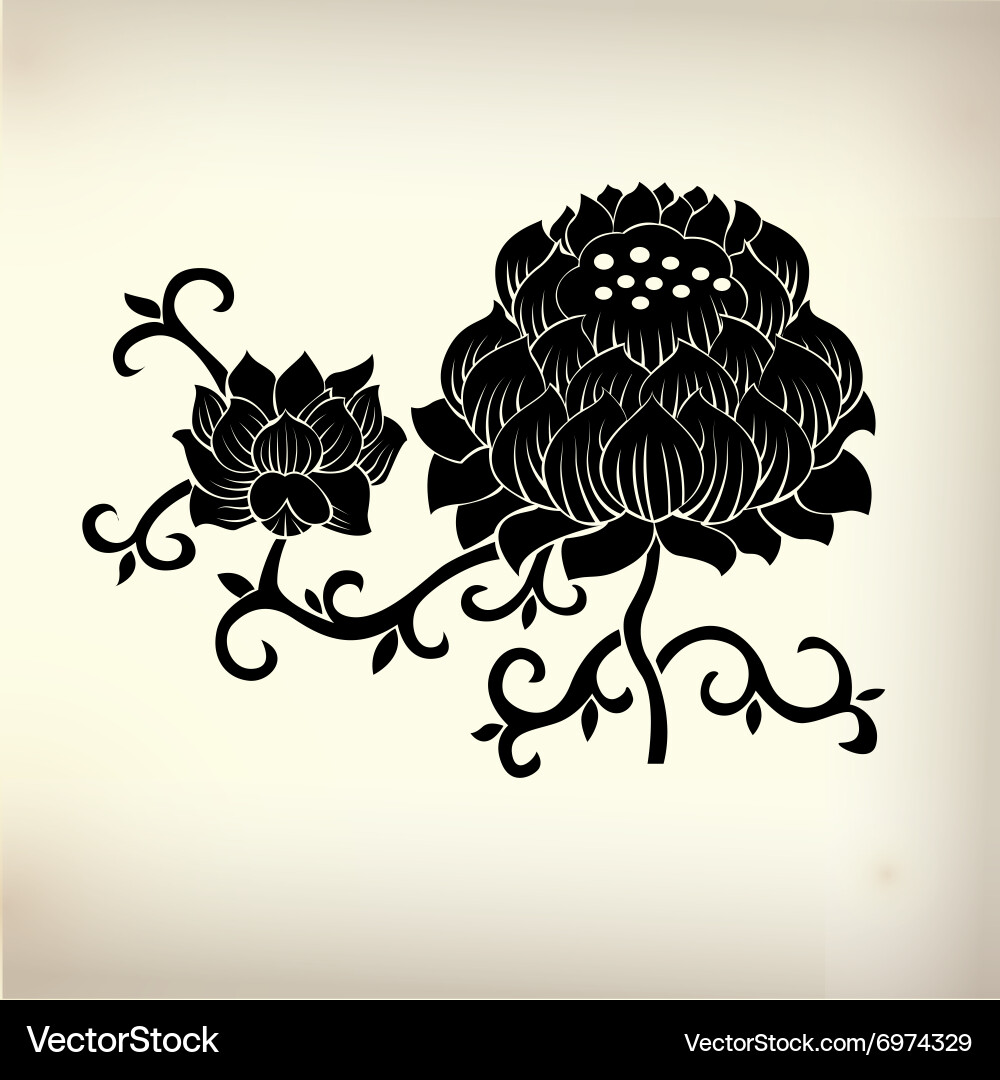 Lotus preview Royalty Free Vector Image - VectorStock