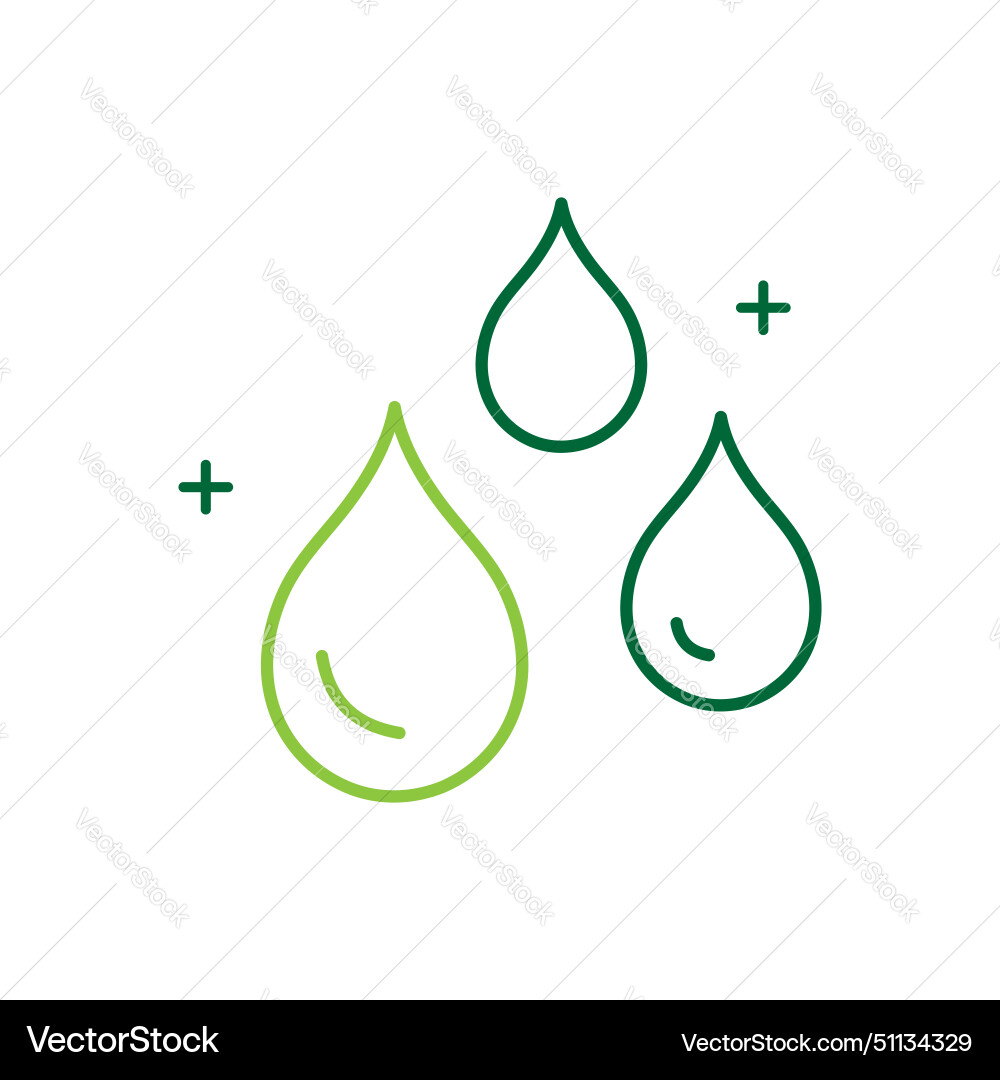 Water purification icon highlighting Royalty Free Vector