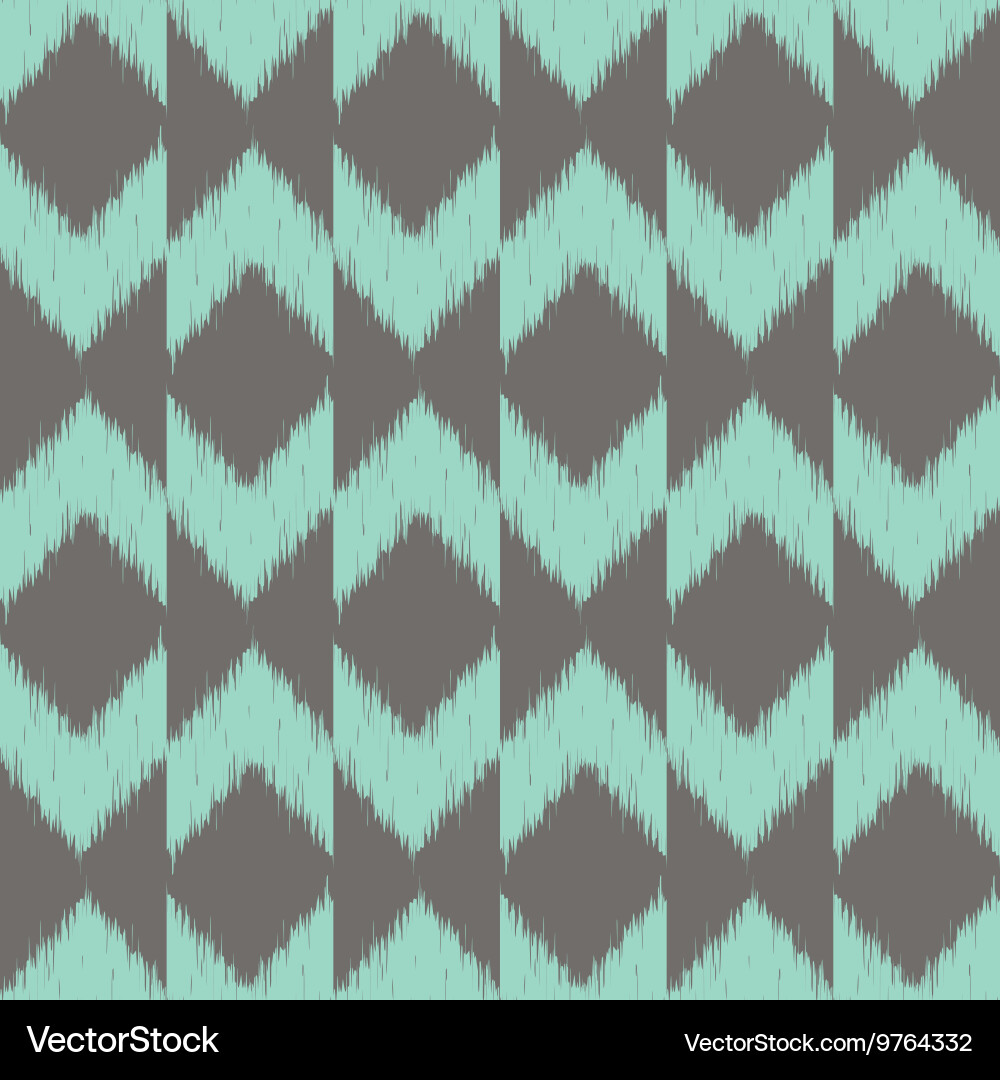 Chevron ikat seamless pattern Royalty Free Vector Image