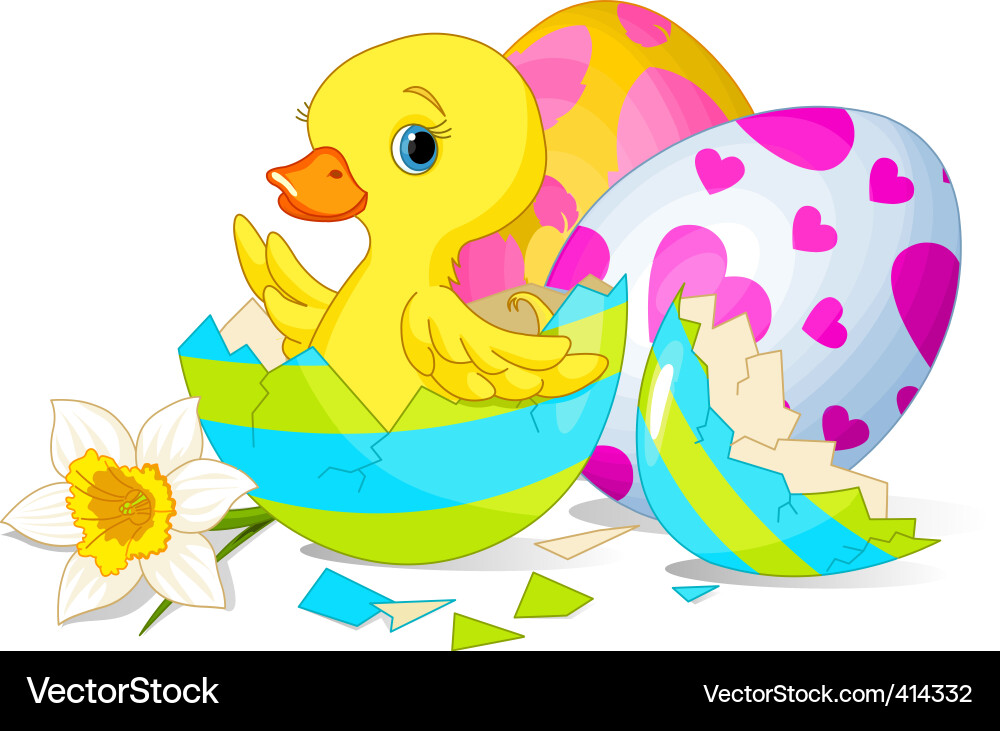 Easter surprise Royalty Free Vector Image - VectorStock