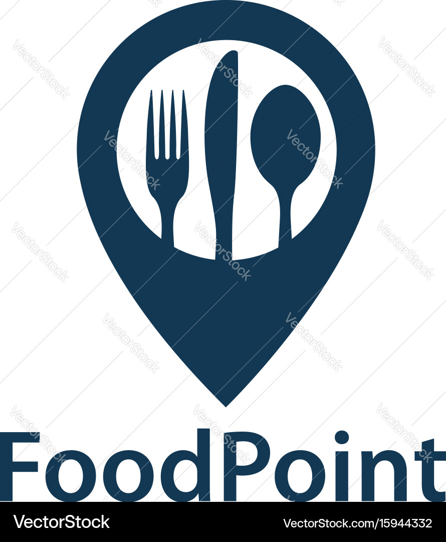Food point icon Royalty Free Vector Image - VectorStock