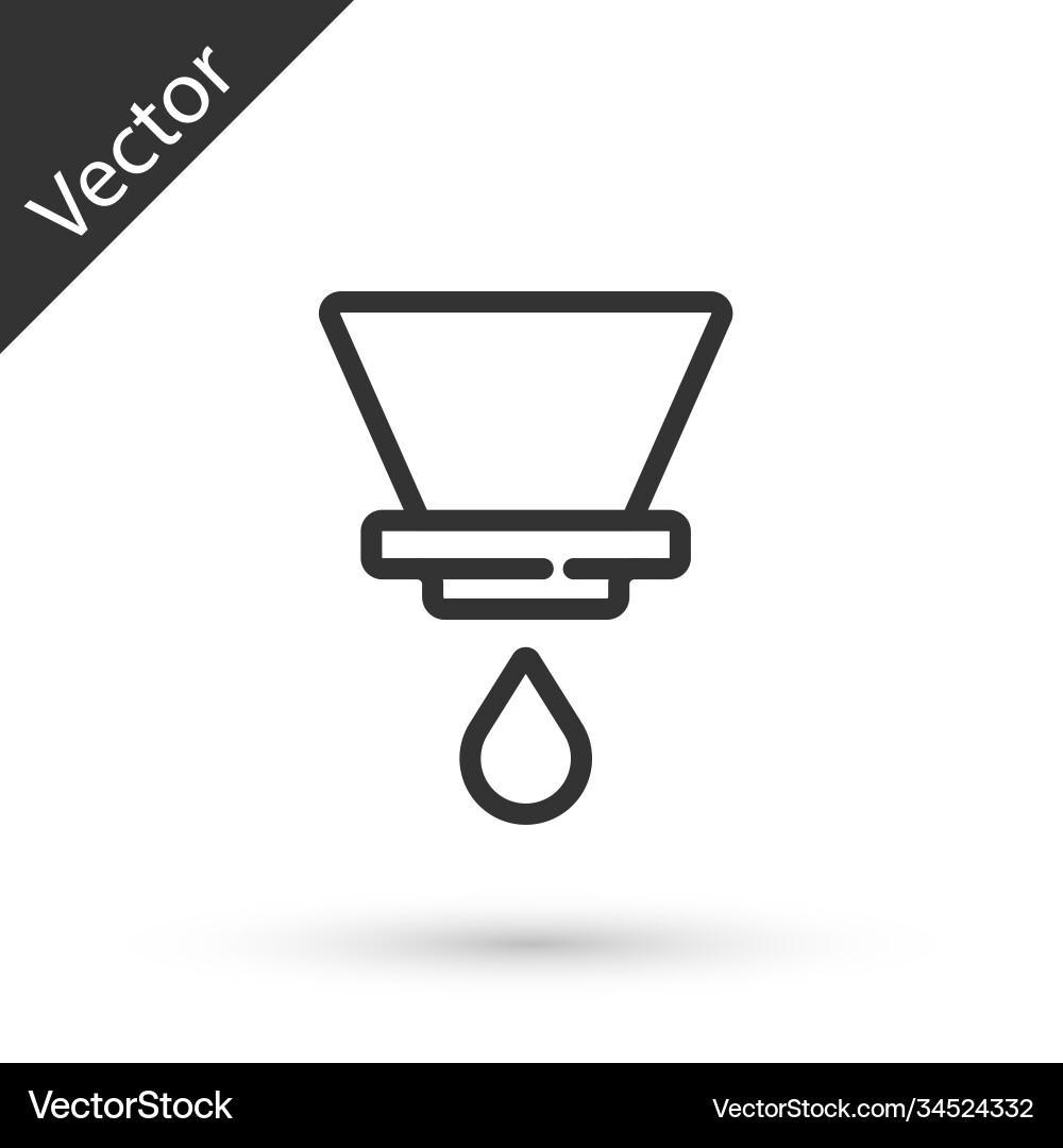 V60 Coffee Maker Icon Royalty Free Vector Image