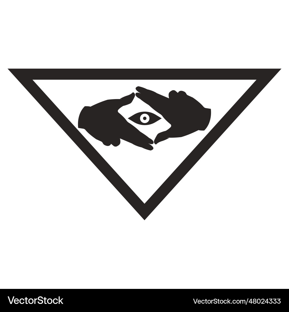 Freemason Symbol Icon Royalty Free Vector Image