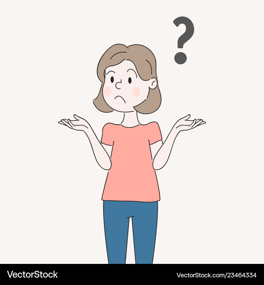 Person Shrugging Vector Images (over 660)