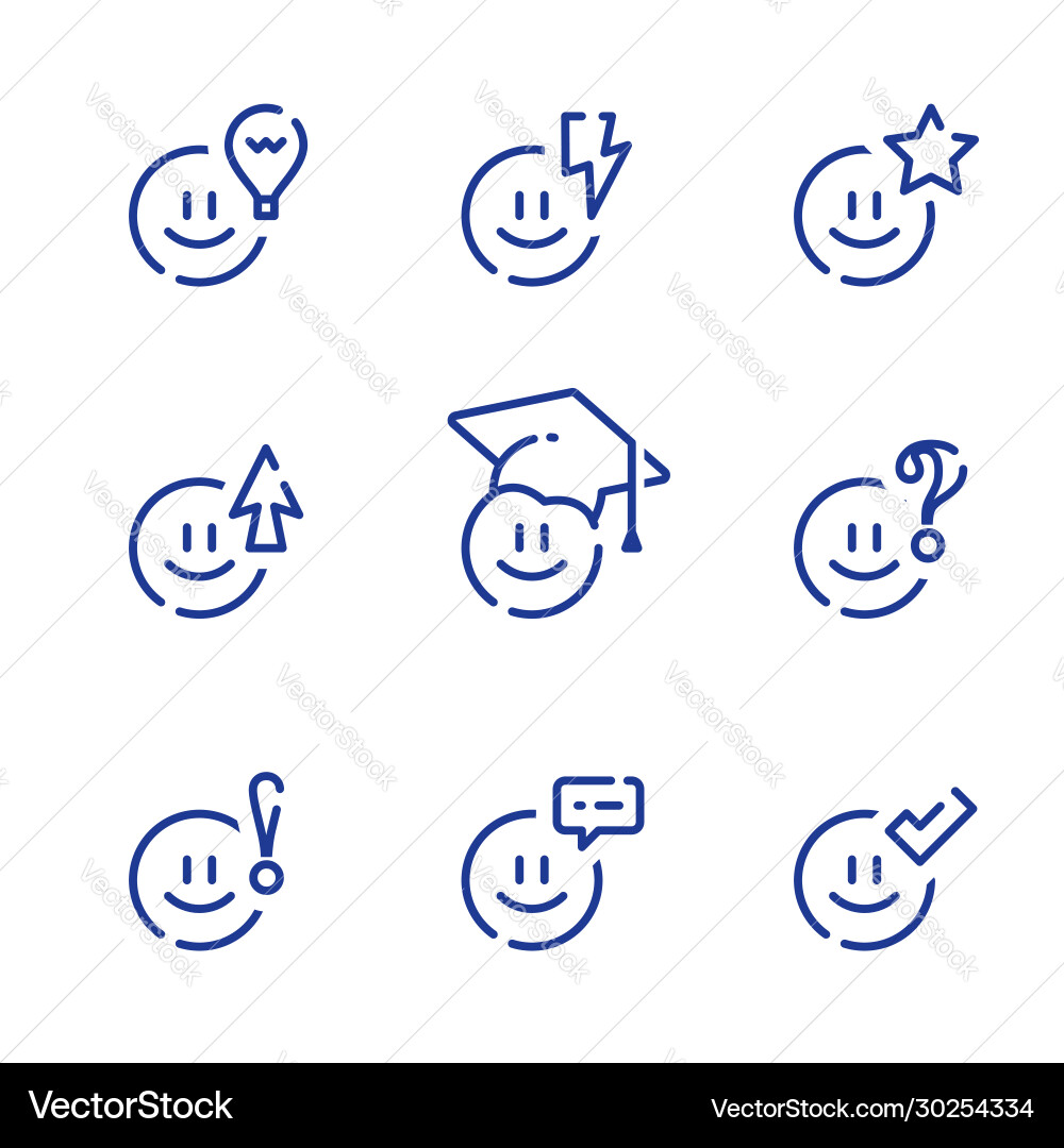 Emoticon and education preschool learning – Royalty-Free Vector ...