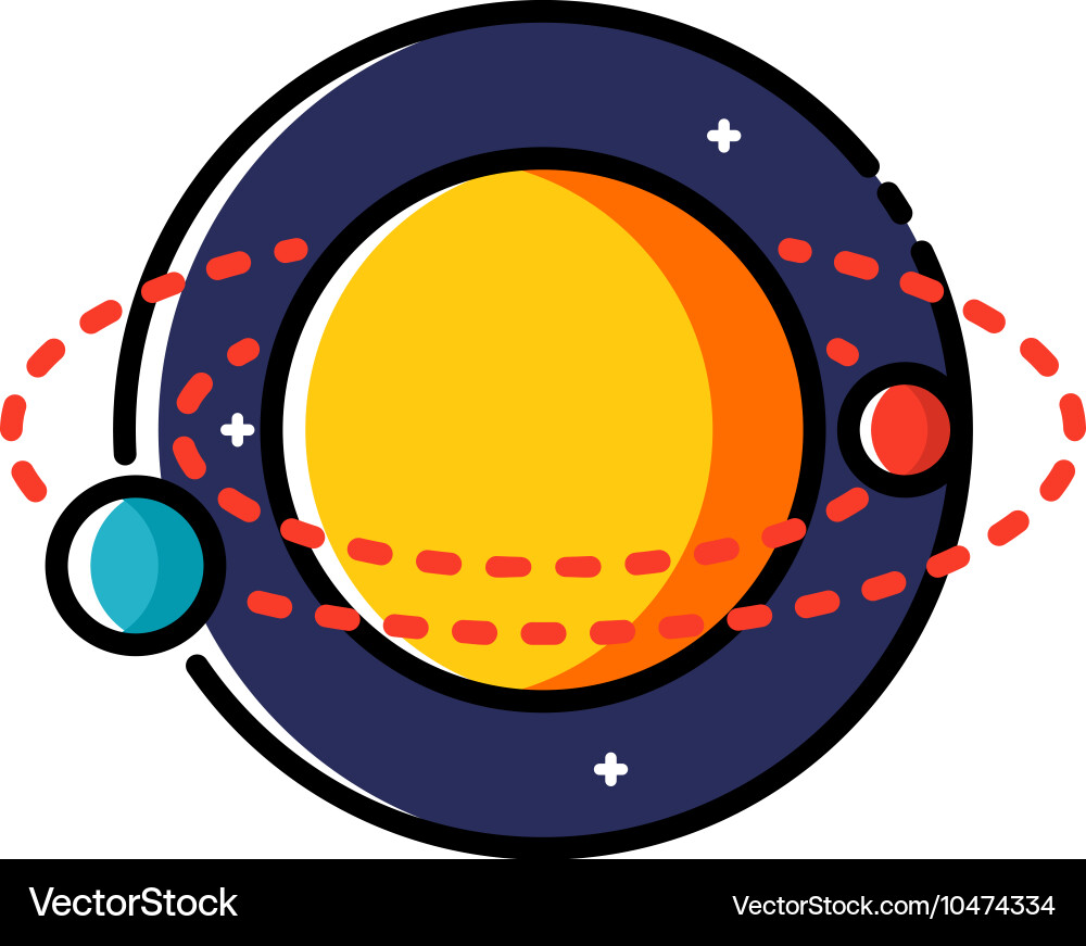 Solar system Royalty Free Vector Image - VectorStock