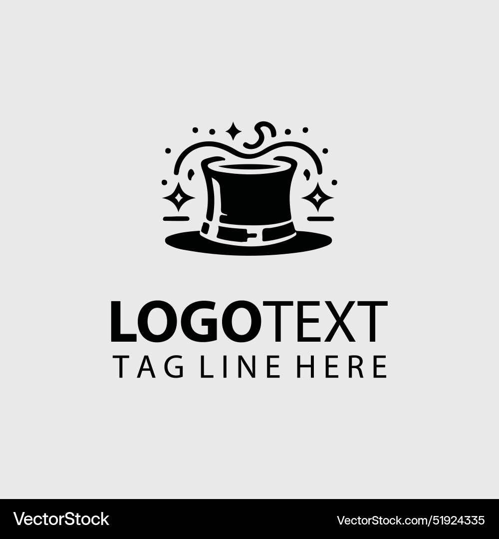 Magic cap logo Royalty Free Vector Image - VectorStock