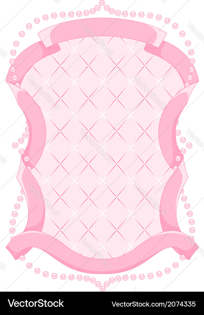 Pink frame Royalty Free Vector Image - VectorStock