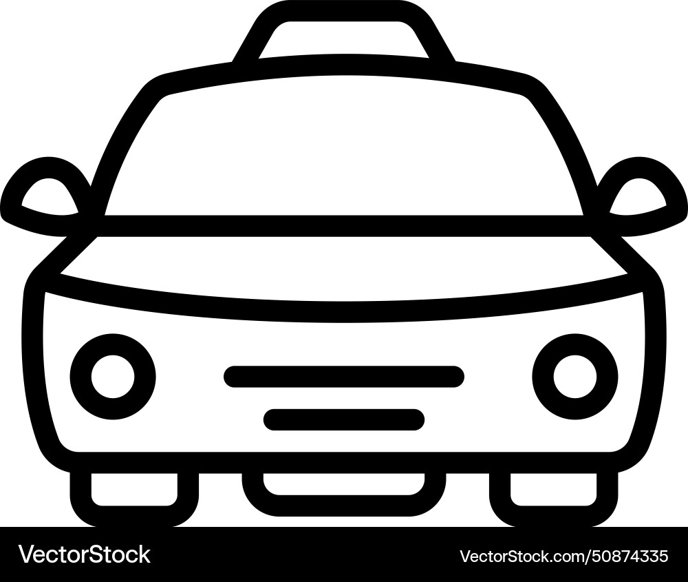 Taxi Royalty Free Vector Image - VectorStock