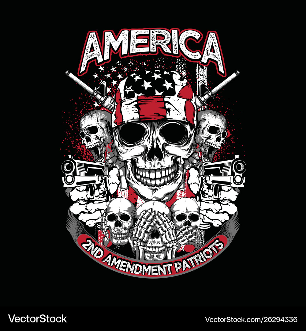 2nd amendment Royalty Free Vector Image - VectorStock