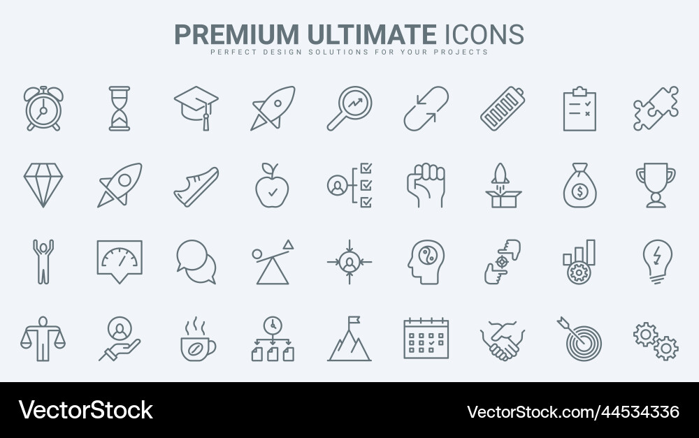 Business productivity personal motivation Vector Image