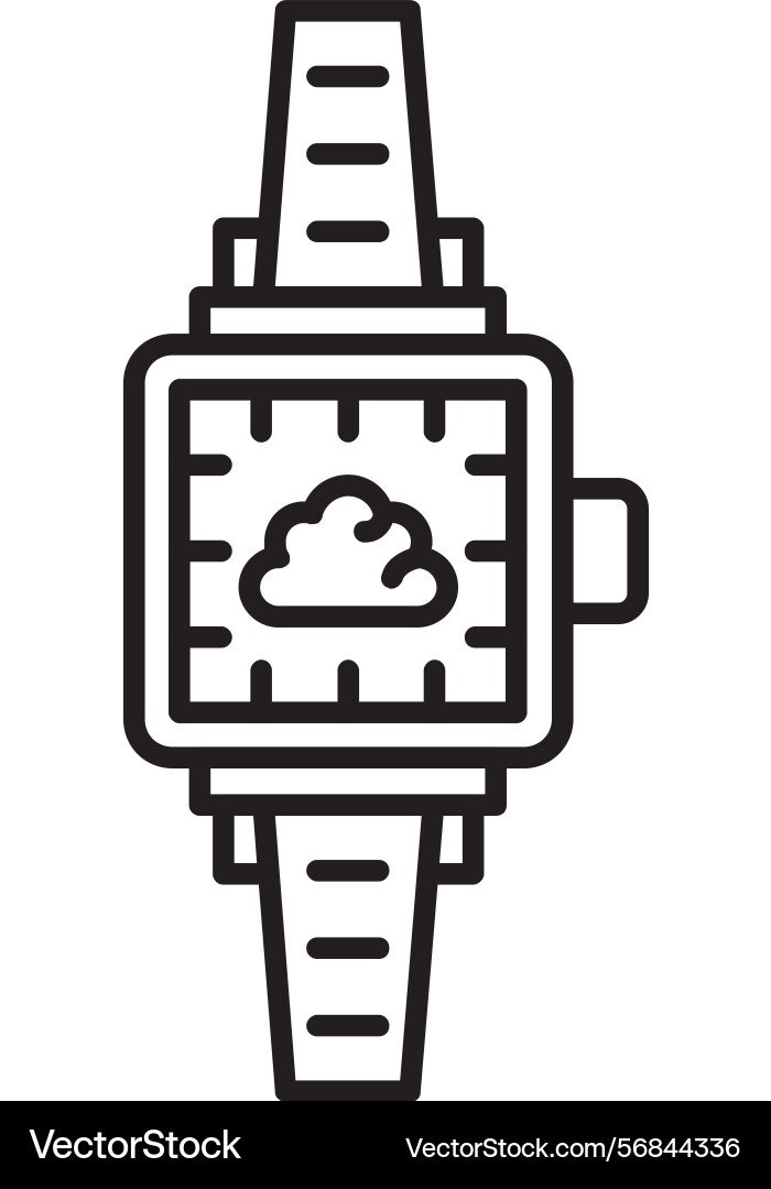 Smartwatch icon Royalty Free Vector Image - VectorStock