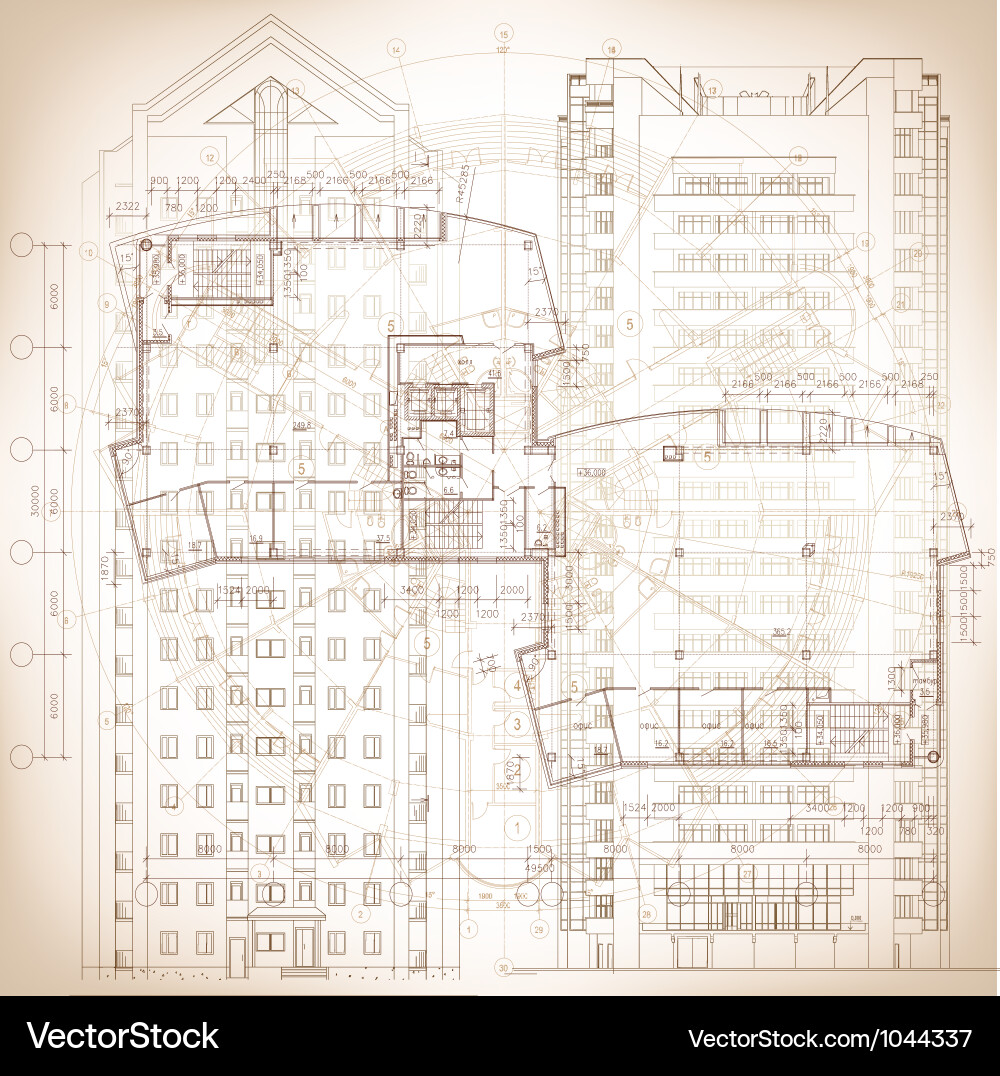 Architecture Royalty Free Vector Image - VectorStock