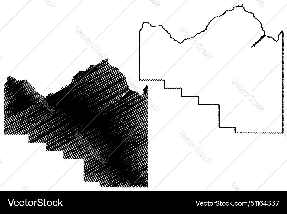 Cochrane district canada ontario province north Vector Image