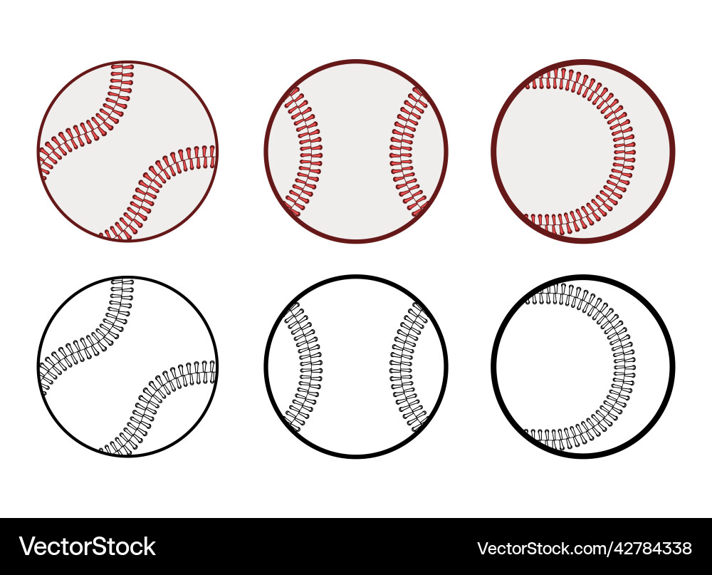 Baseball design isolated on white background Vector Image