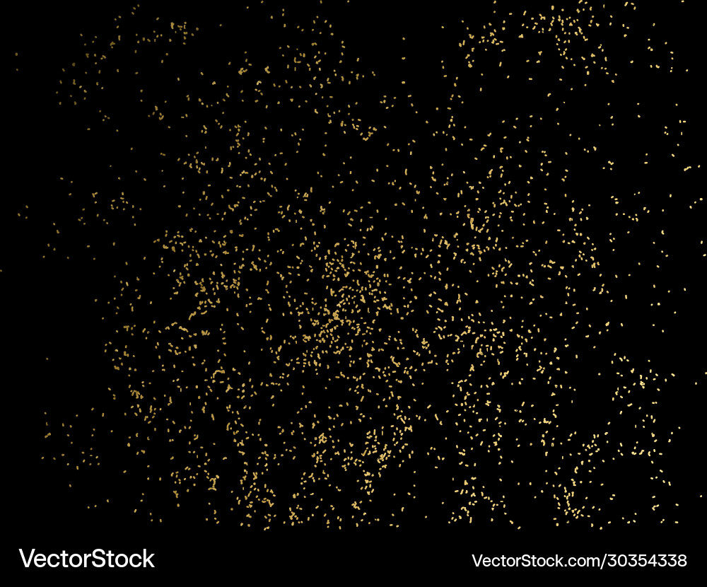 Gold Glitter Partikel Hintergrund für Luxus Vektorbild