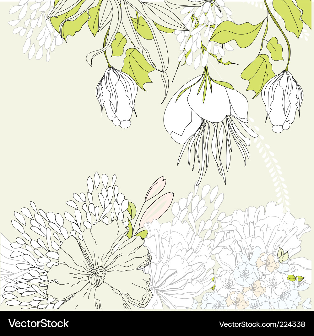 Romantic background Royalty Free Vector Image - VectorStock