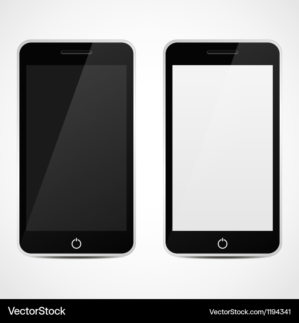 Smart phones Royalty Free Vector Image - VectorStock