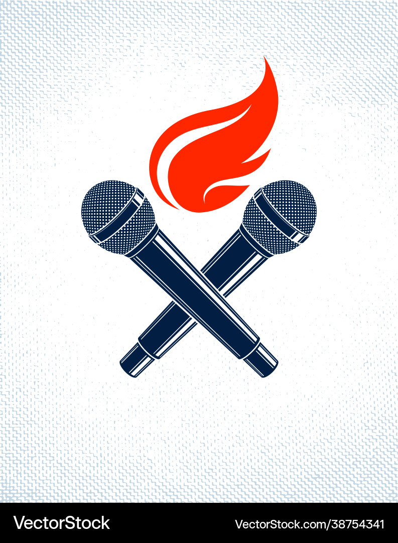 Rapper Microphone Cross Vector Images (29)
