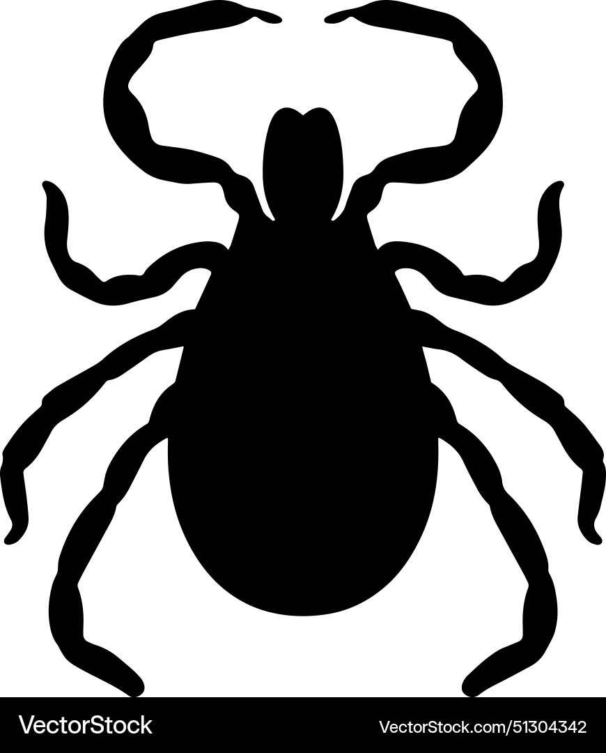 Tick parasite Royalty Free Vector Image - VectorStock