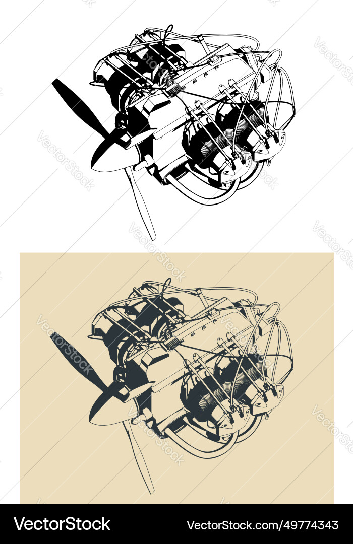 horizontally opposed engine